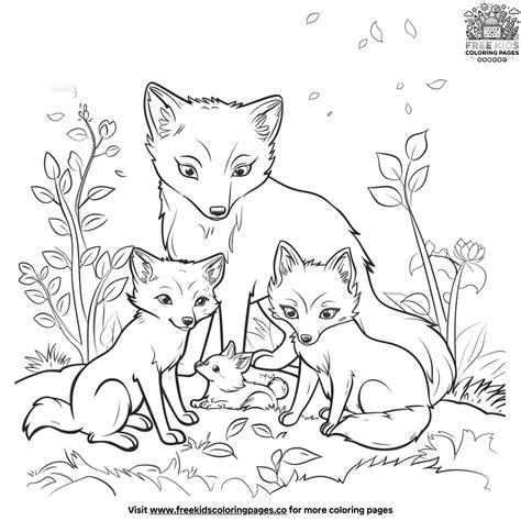 21 Delightful Fox Coloring Pages