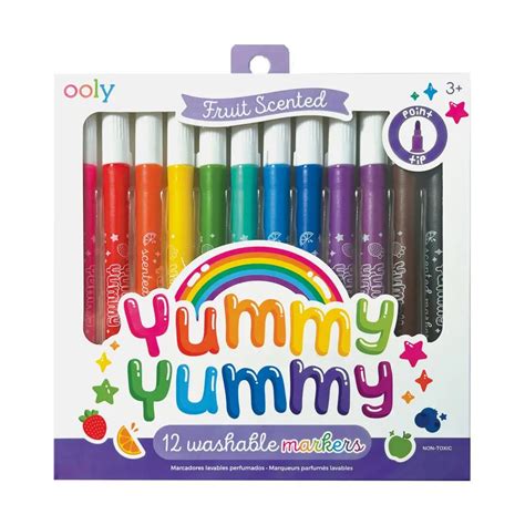 Yummy Fruit Scented Washable Markers By Ooly