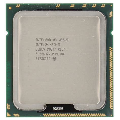 Intel Cpu Socket 1366 4 Core Xeon W3565 3 2ghz 8m 4 8 Gt S Slbev