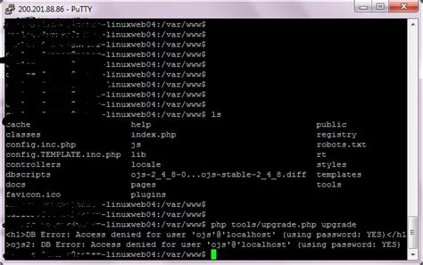 Upgrade 2 1 1 To 2 4 8 A Database Error Has Occurred Software Support Pkp Community Forum