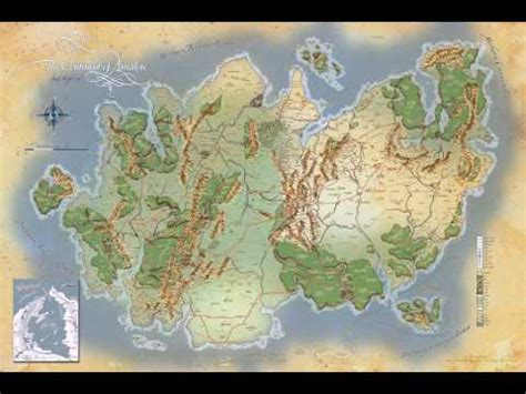 Dragonlance Map Of Krynn Animation Of The Cataclysm Youtube