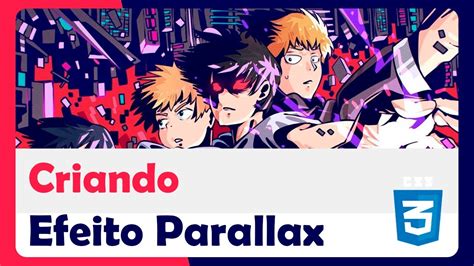 Criando Efeito Parallax Com Css Youtube