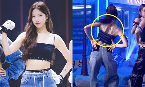 Le Sserafim Kazuha Flaunts Back Muscles On Comeback Stage Driving