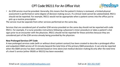 99211 Cpt Code Description 2025 Robert Bowen