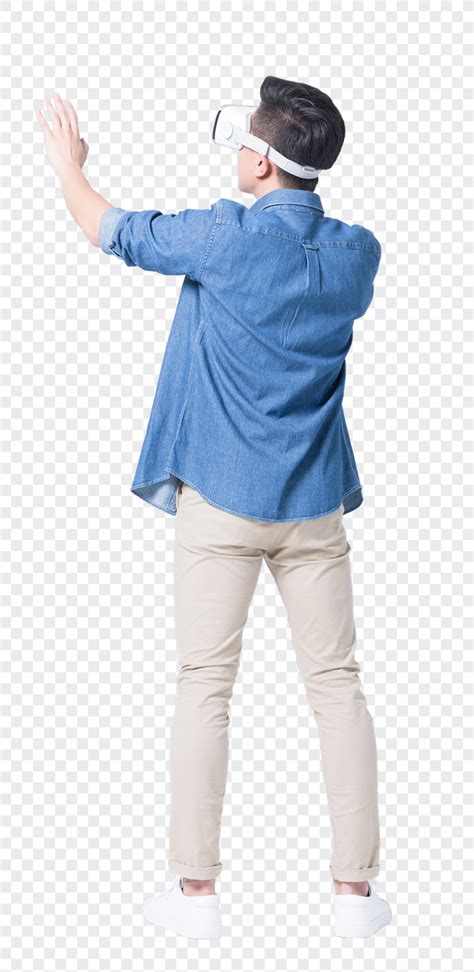 젊은 남자 Vr 안경 체험 가상 현실 그림 Png 일러스트 무료 다운로드 Lovepik