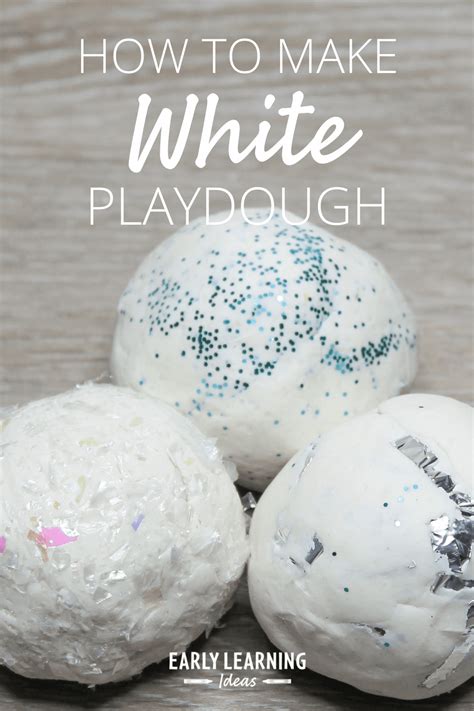 How To Make White Playdough At Home At Sophie Denny Blog