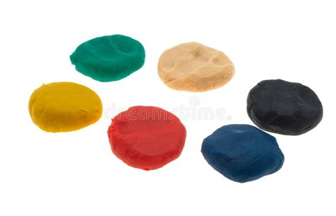 Colored Modeling Clay Isolated Stock Image Image Of Educate Creative