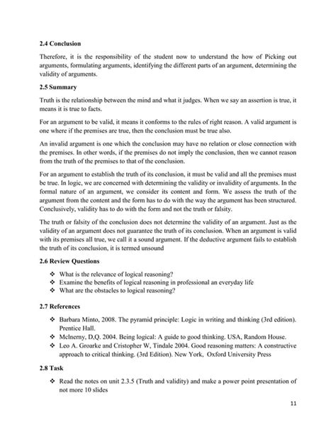 Logical Reasoning Relevance Obstacles And Structure Pdf