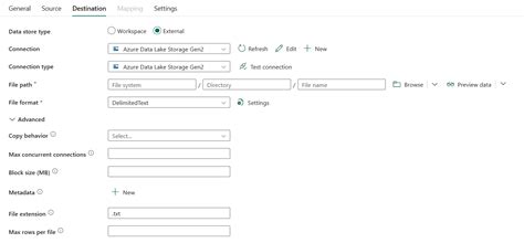 Configure Azure Data Lake Storage Gen2 In A Copy Activity Microsoft