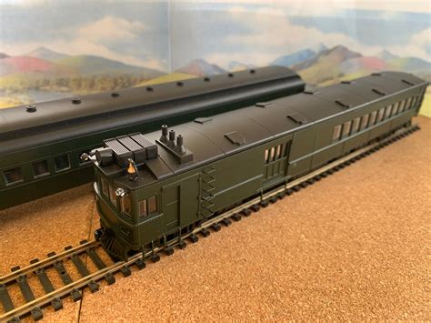 Bachmann Spectrum 81421 Emc Gas Electric Doodlebug And Coach Trailer Dcc Spectrum R Olive