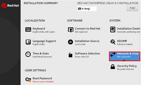 Red Hat Server Installation VirtualBox RHEL 8 3 Installation