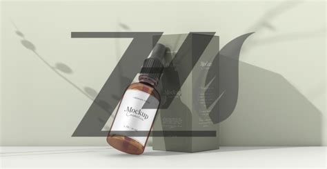 دانلود فایل لایه باز موکاپ بسته بندی سرم پوستی دانلود رایگان فایل لایه باز، Psd، وکتور، لوگو و