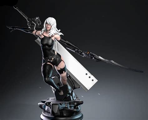 Nier A2 P2 Stl Files For 3d Printing 3d Print Maker Club