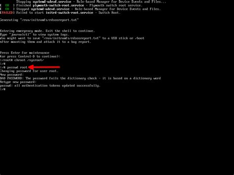 Reset Root Password In Fedora 36 Ostechnix