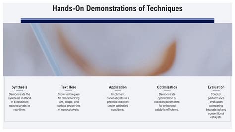 Hands On Demonstrations Of Techniques Nanocatalyst Ppt Sample Acp Ppt
