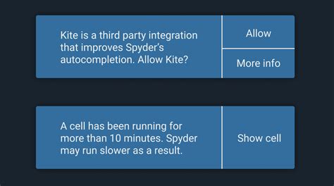 Add Notification Center To Avoid The Pop Up Dialogs · Issue 8