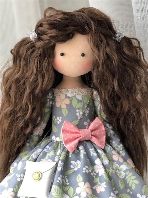 Пользовательская кукла Подарок на день рождения Тканевая - Etsy