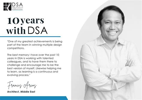 dsa architects international on linkedin milestone longservice