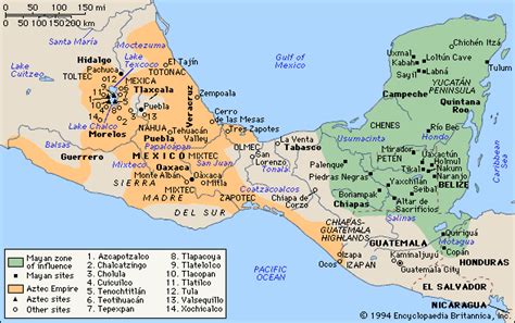 Chap 22 Olmec Aztec And Mayan Map Cycle 1 History Weeks 16 And 17