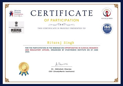Rituraj Singh On Linkedin Im Happy To Share That Ive Obtained A New Certification Attended