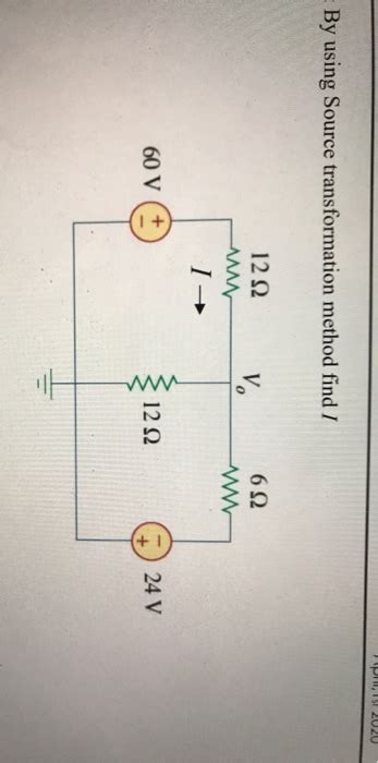 Solved Μ Β ΘΕΟ By Using Source Transformation Method