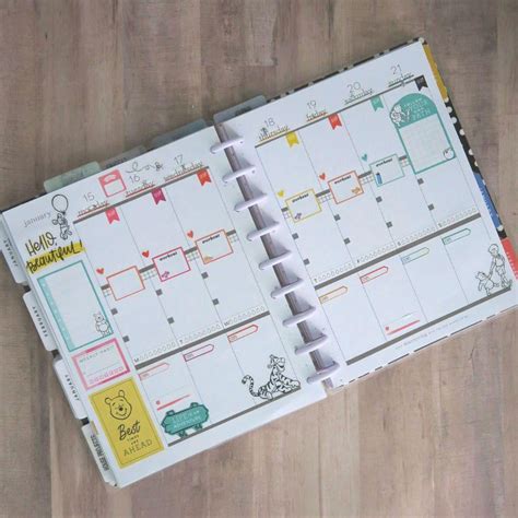 Winnie The Pooh Day 18th Jan Rhappyplanners