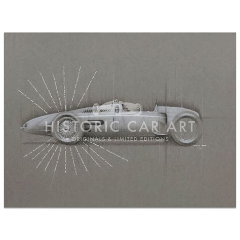Revs Art Adam Gompertz Automotive Artist Historic Car Art