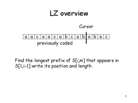 Data Compression Lempelziv Algorithms Burrowswheeler 1 Lempelziv Algorithms