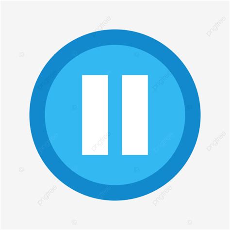 Pause Music Symbol Button Audio Clipart Images Stop Pause Stop Button Png And Vector With