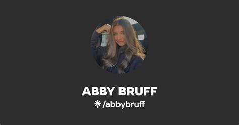 Abby Bruff Tiktok Linktree