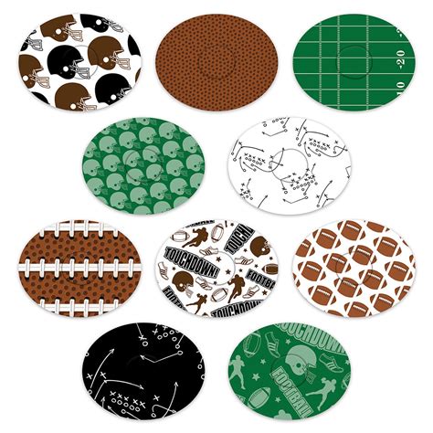 Dexcom Football Mix Design Patches Rockadex
