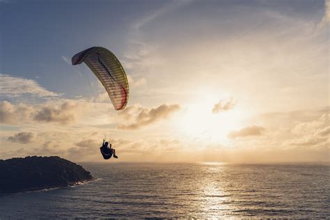 Skydiver Captured Falling Across The Sun In Perfect Shot