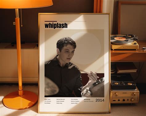 Whiplash Retro Minimalist Matte Vertical Poster Movie Poster Etsy