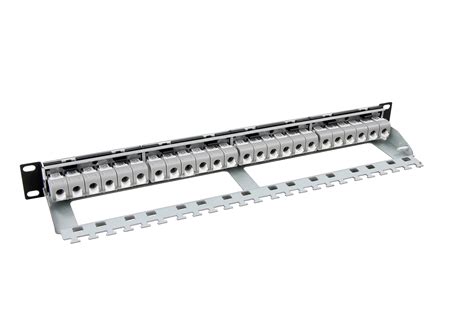 CCS Port In Line Modular Patch Panel With Cat UTP Easy Crimp Compact RJ Jacks CCS