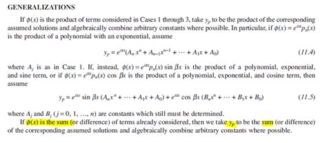Method Of Undetermined Coefficients Where Is My Mistake R Differentialequations