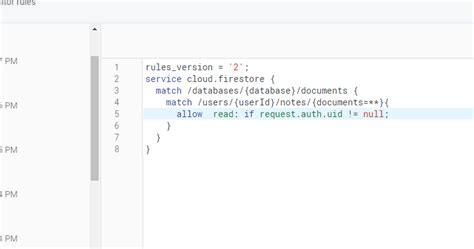 Cannot Write Security Rules In Firestore · Issue 582 · Gladly Team