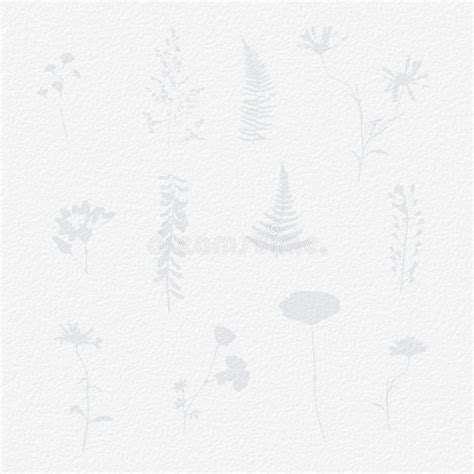 Delicate Watercolor Botanical Digital Paper Floral Background Stock