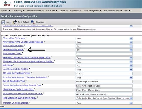 Device Mobility Cisco Community