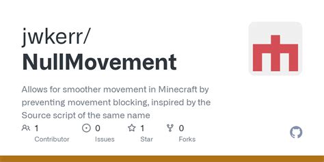 Github Jwkerrnullmovement Allows For Smoother Movement In Minecraft By Preventing Movement