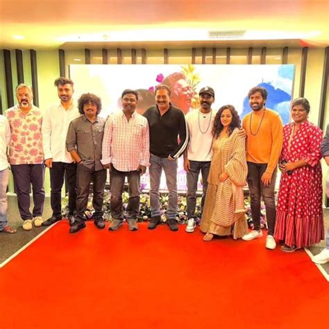 திருச்சிற்றம்பலம் படத்தின் ஓராண்டு நிறைவு விழாவை கொண்டாடிய தனுஷ் மற்றும் படக்குழுவினர்