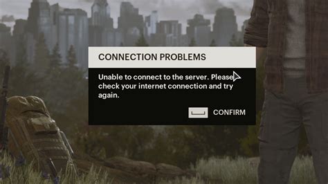 The Day Before Connection Problems Unable To Connect To The Server