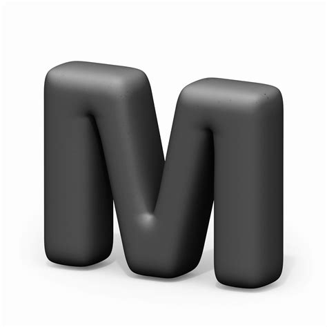 M Ht 표준 3d 문자 둥근 모서리 3d 글꼴 3d 모델 15 Fbx 3ds Obj Free3d