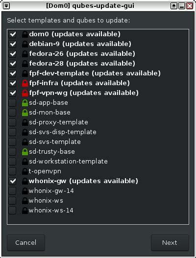 Replace Custom Upgrade Logic With Qubes Gui Updater · Issue 34 · Freedomofpresssecuredrop