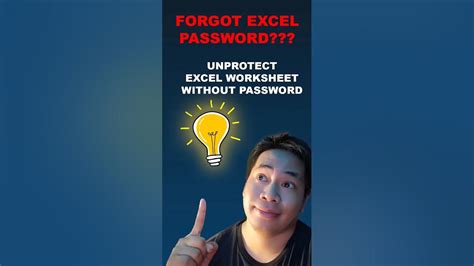 How To Unlock Protected Excel Sheets Without Password Shorts Youtube