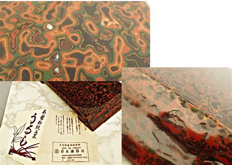 木曽漆器 花台 飾り台 堆朱塗 青貝入り 華道 茶道具 木製 漆塗り 品 2個 made in Japan その他 売買されたオークション
