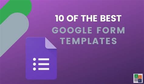 The 10 Best Google Forms Templates