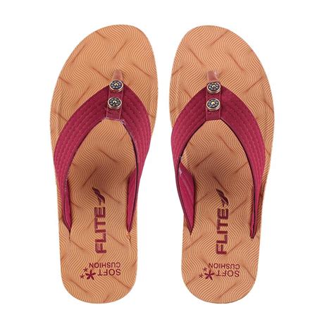 Flite Red Sandals For Women Pul 109 Sandals And Slippers Online