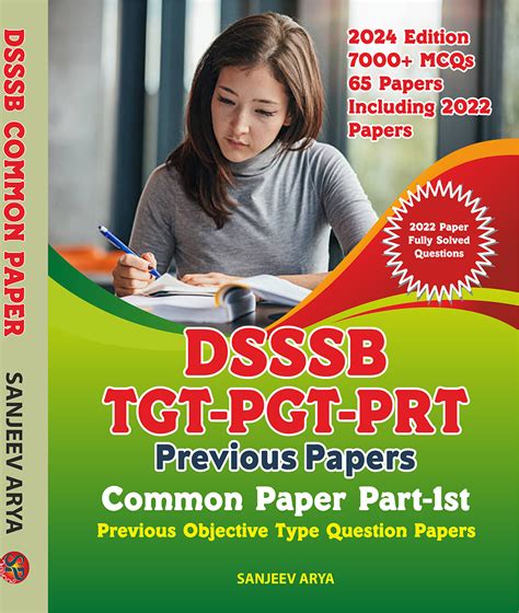dsssb tgt pgt prt previous papers and mcqs common paper part 1st