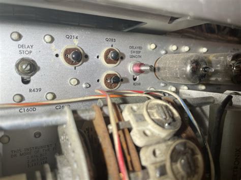 Tektronix 564 Continued Weirdness Solved Buttons Switches Knobs And Lights