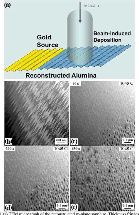 Pdf Modified Electron Beam Induced Deposition Of Metal Nanostructure Arrays Using A Parallel